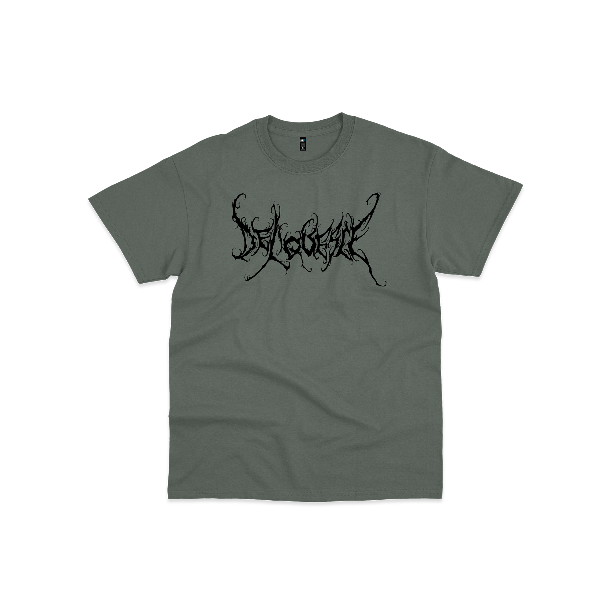 Deliquesce Logo Tee - Ash Green – Vicious Instinct